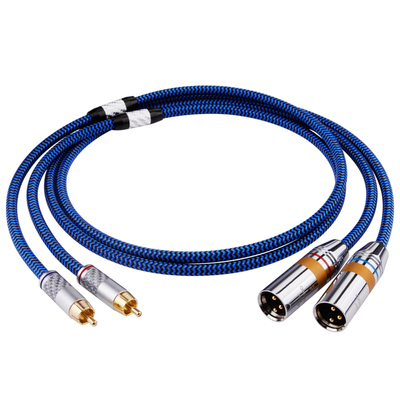 rca卡农公母xlr音频线发烧音频线