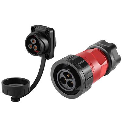 凌科YM20防水航空插头插座3芯4芯