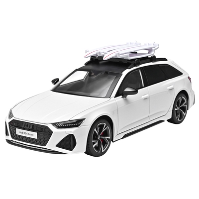 1:24仿真Audi RS6 Avant合金汽车模型奥迪轿车摆件收藏礼物送朋友