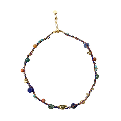 nicedream原创民族绳编彩色项链