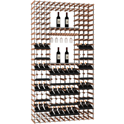 百格定制斜放落地靠墙酒架