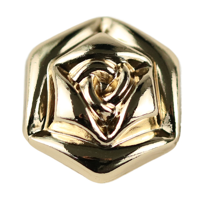 玫瑰花金属纽扣衬衫外套毛衣扣子