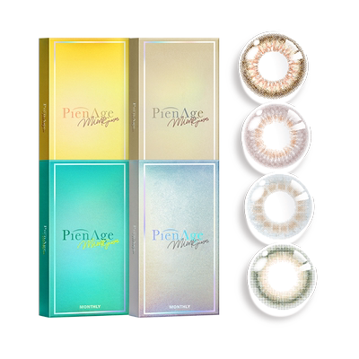 【立即抢购】PienAge佩奈吉美瞳月抛2片大小直径彩色隐形眼镜通勤