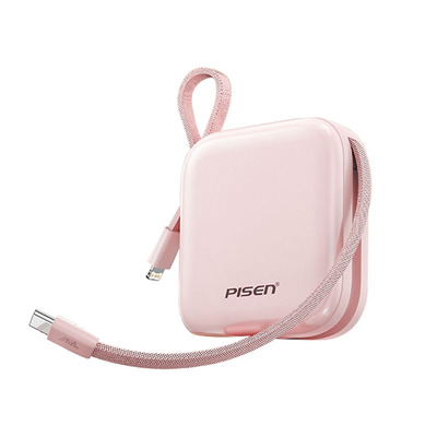 品胜迷你充电宝自带双线快充