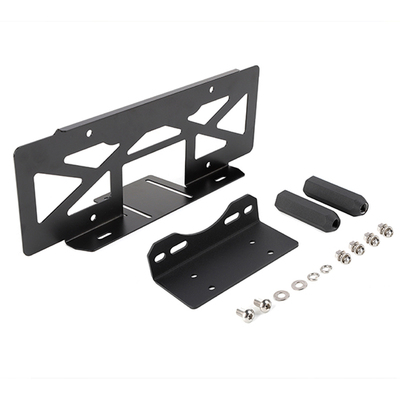 极地线牧马人后车牌座备胎牌照框