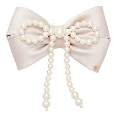 ALEXANDRE DE PARIS巴黎亚历山大呢喃蝴蝶结6cm发夹