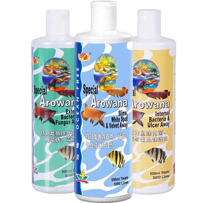 傲深龙鱼5号4号3号0号白点水霉