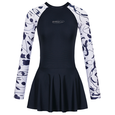 金晨同款安泊来泡温泉连体泳衣女