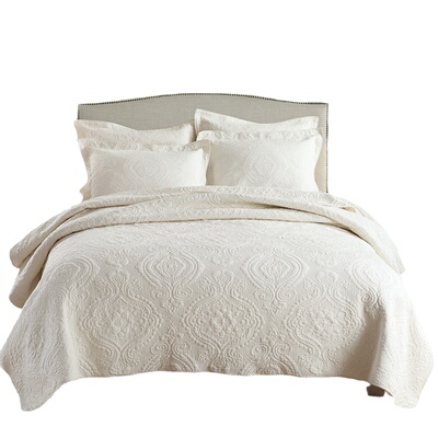 高档新款双面纯棉床盖轻奢绗缝被