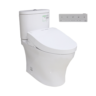 TOTO智能马桶家用智洁即热式盖板组合坐便器CW802+TCF3M460(02)