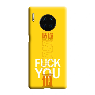 黄子华栋笃笑粗口请你好好放低F*CKYOU金句iPhoneXSMax手机壳华为