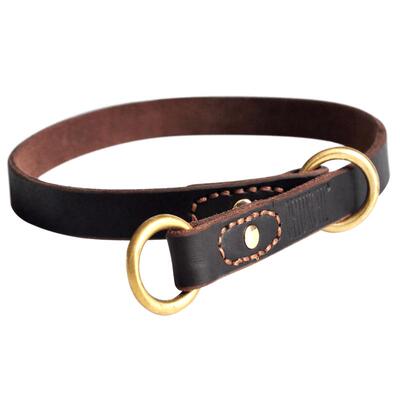 中大型犬牛皮P链CHUKCHI宠物项圈