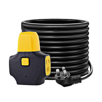 工程家用大功率插座4平方/4000W电源插线板电动车充电延长线地拖