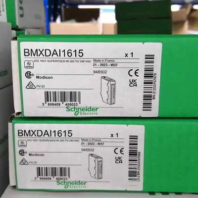 议价BMXDAI1615/BMXDRA1605施耐德16通道离散量输入模块全新原装