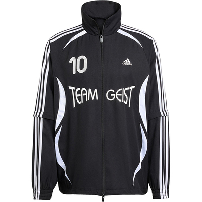 Adidas/阿迪达斯正品ADILENIUM女士运动梭织足球宽松外套KE7569