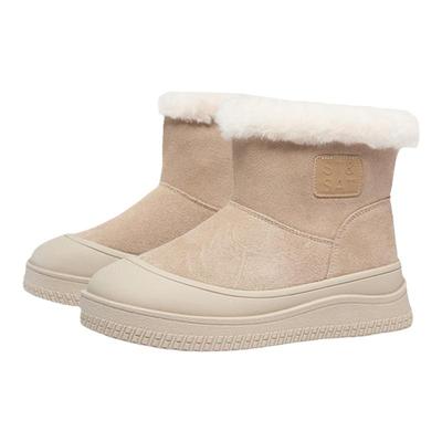 星期六时尚雪地靴2024冬季新款套筒短靴舒适厚底女靴SSC411AC0H