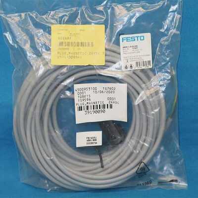Festo KMEB-1-24-10-LED KMEB12410LED 插头 插座 带