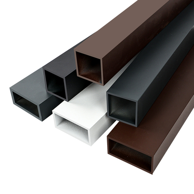 木纹铝方管隔断屏风立柱玄关格栅