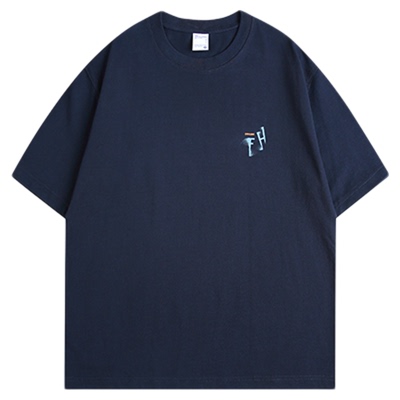 GOKIGA夏季纯棉宽松印花短袖T恤