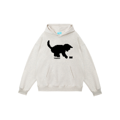 TGWALL小方块连帽卫衣外套