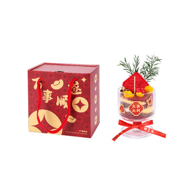 新年DIY沙画蜡烛香薰礼盒创意