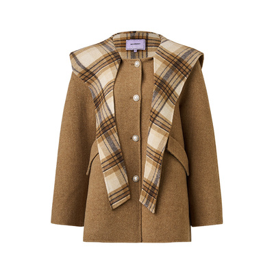 乡村巴恩风穿搭H型廓形外套