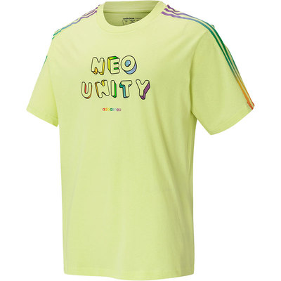 Adidas/阿迪达斯正品当季新款男女休闲运动圆领短袖 H65038