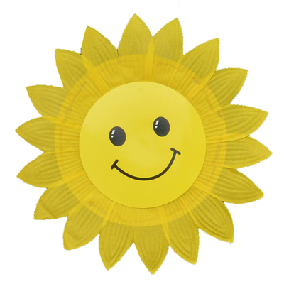 舞蹈道具笑脸太阳花六一儿童节