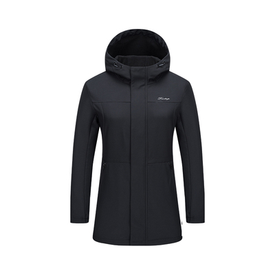 探拓女士加绒防风软壳衣