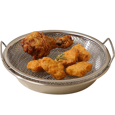 cookzone不锈钢双层滤油盘