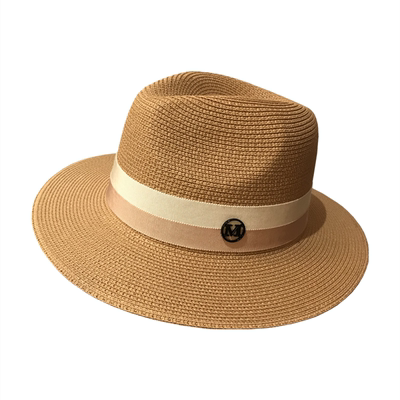 小礼帽m字母小礼帽男女草帽街头