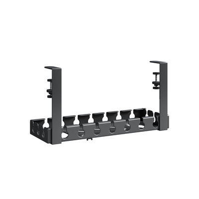 免打孔可伸缩加强支架桌下理线盒