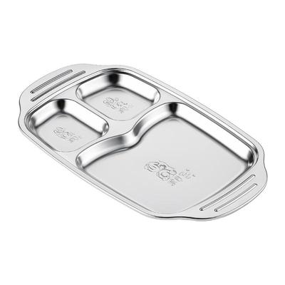 onlycook304钢儿童宝宝分格餐盘