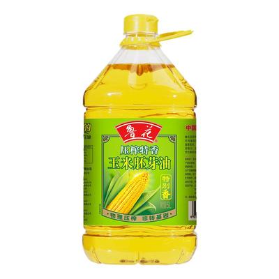 【鲁花直销】鲁花玉米胚芽油5L*1非转基因 物理压榨食用油 粮油