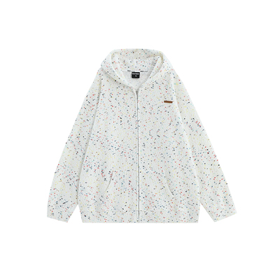 INSstudios冰淇淋彩点连帽卫衣