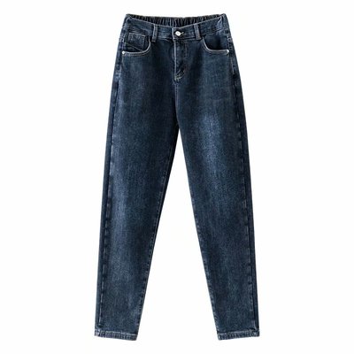 街头宽松显瘦直筒加厚哈伦裤