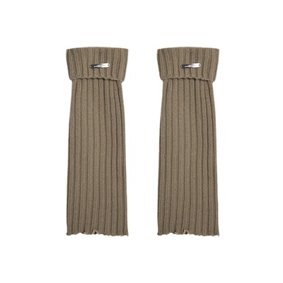 秋冬加厚保暖日系纯色女堆堆袜套