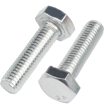 【可开专票】铁镀锌外六角螺栓