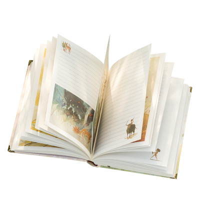 彩页日记本硬面带护角精装本