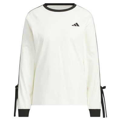 阿迪达斯女运动休闲圆领长袖T恤