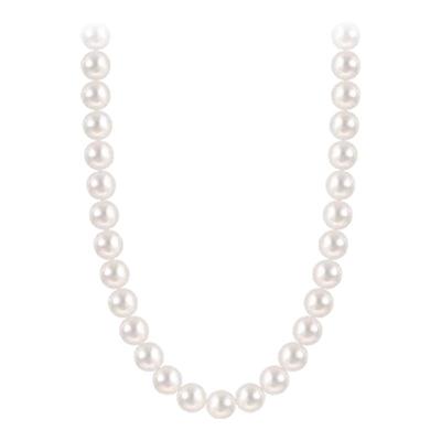 施家珍珠项链简约百搭毛衣链女