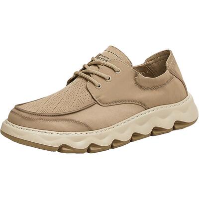 百思图夏季透气男士一脚蹬布鞋