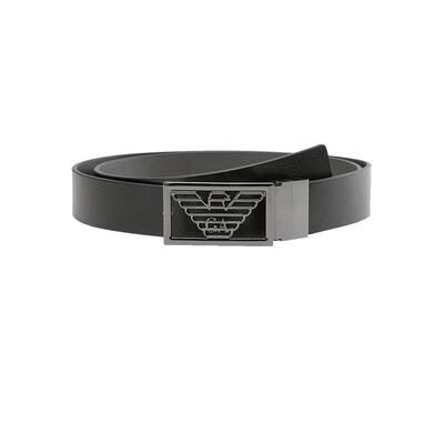 自营阿玛尼可裁剪双面皮带腰带