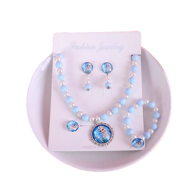 爱莎公主儿童项链首饰套装礼物