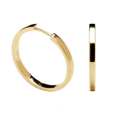 西班牙复古纯银镀金圆环现货包邮