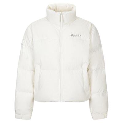 陈丽君同款Discovery探索鹅绒短款加厚羽绒服保暖面包服女25冬新