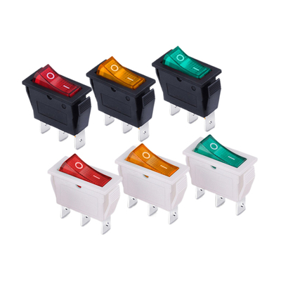 船型开关KCD3KCD1带灯16A220V