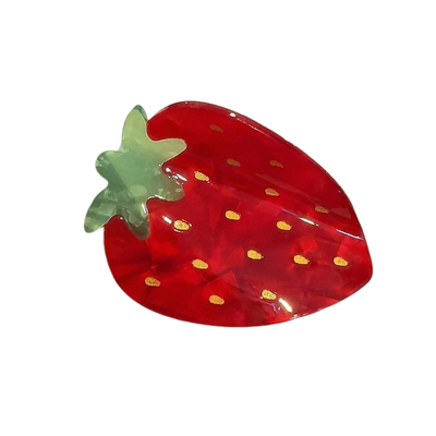 7.6韩国baket发饰甜美可爱草莓抓夹气质百搭后脑勺发夹鲨鱼夹