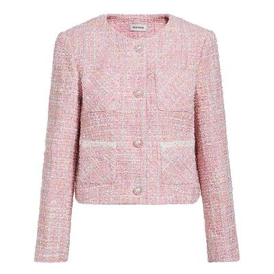 小香风短外套气质高级感圆领上衣