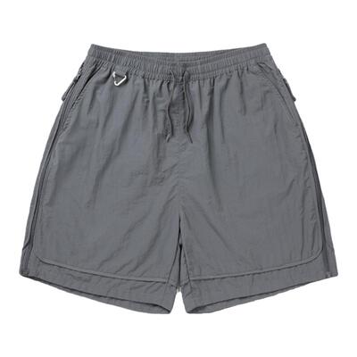 VMCL侧拉链网眼透气运动短裤男